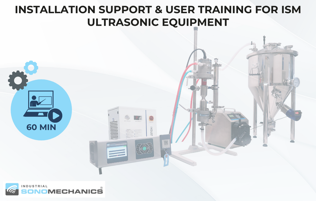 Installation Support & User Training for ISM Ultrasonic Equipment (Rem ...